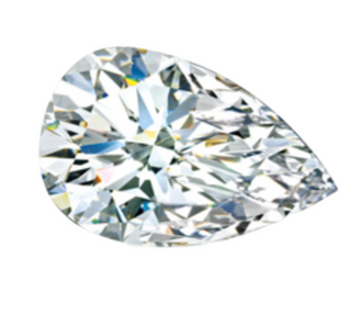 Pear Cut Diamond | Carat Weight to MM Chart